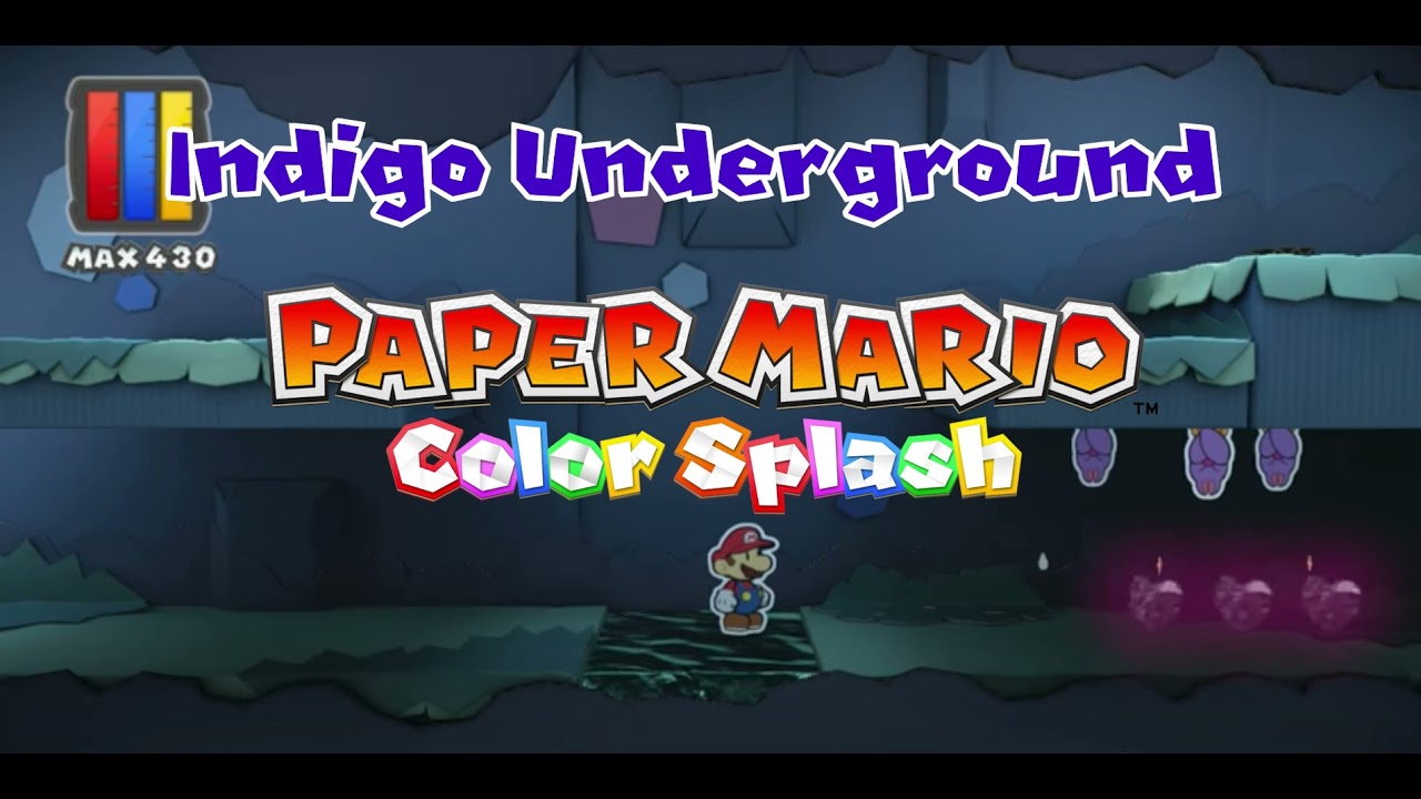 Indigo Underground - Paper Mario Color Splash Music Extended - YouTube