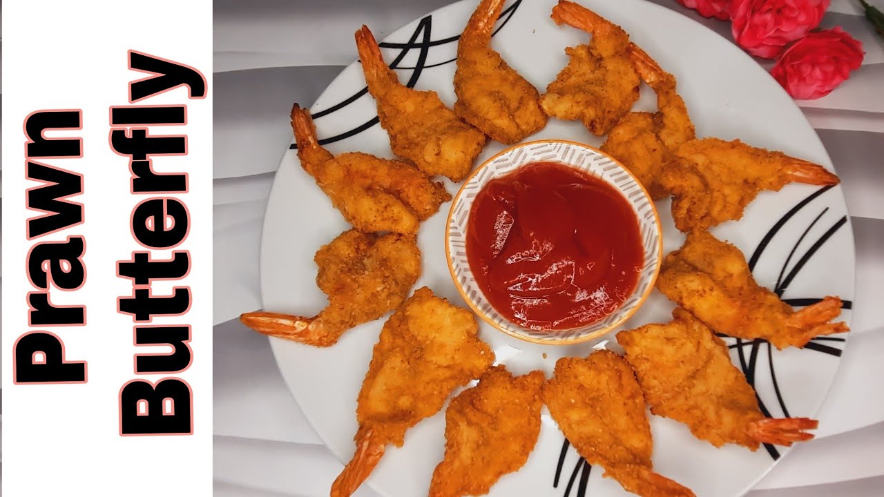 Prawn Butterfly Recipehow To Make Butterfly Prawn Shrimp Butterfly Recipe Youtube