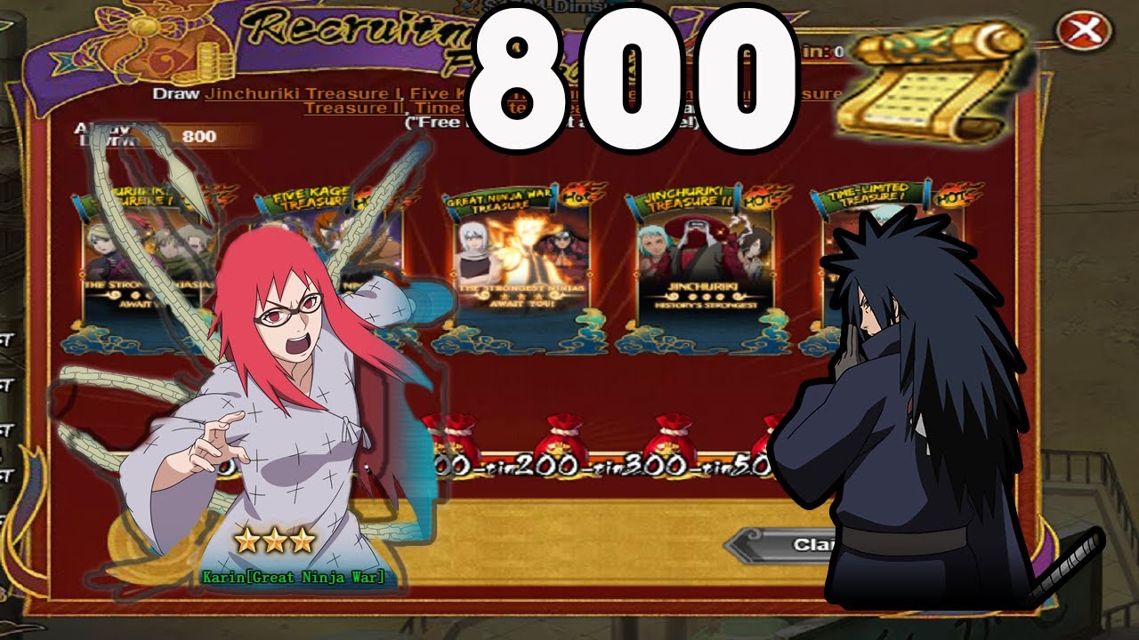 NARUTO ONLINE: 800 SEAL SCROLLS!! - YouTube