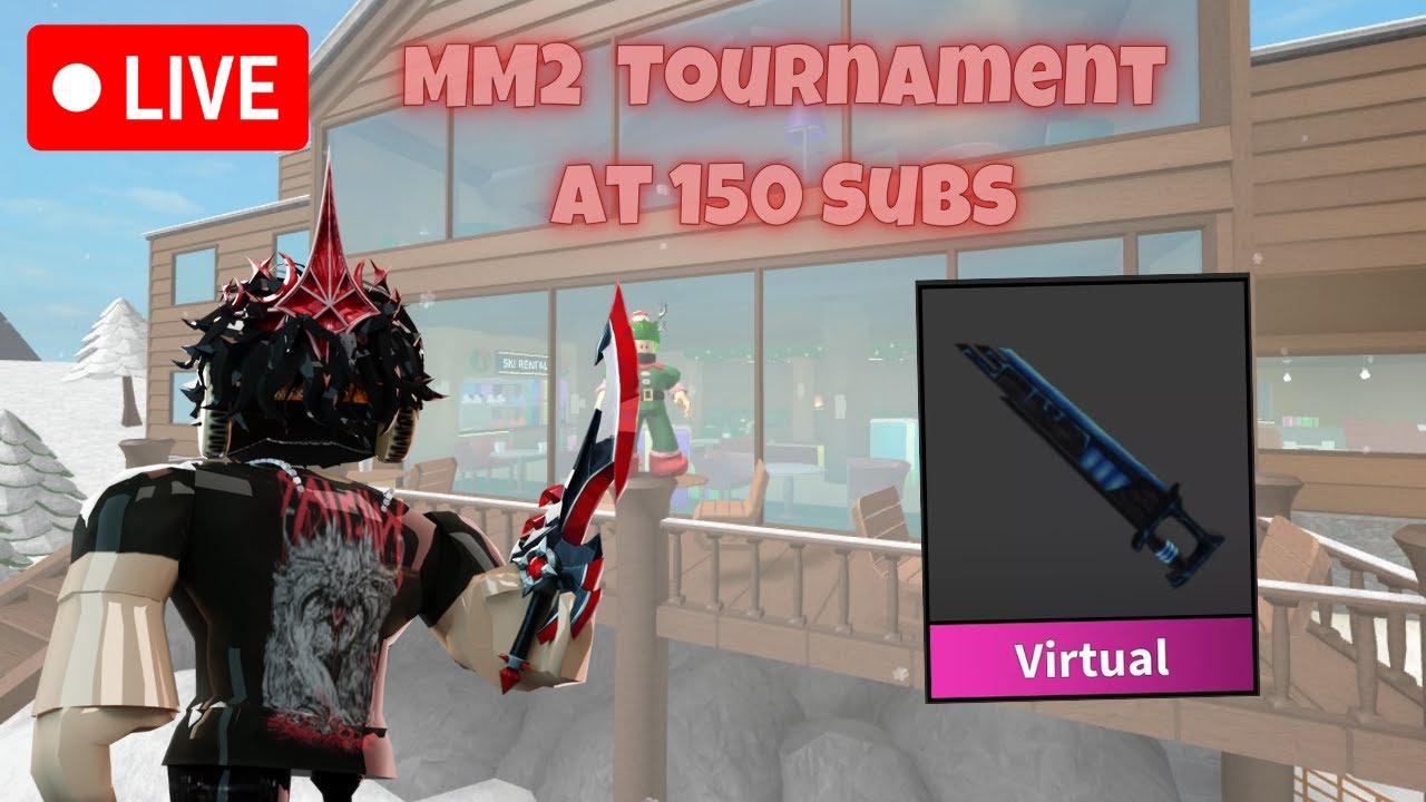 🔪 MM2 Live: Epic Tournament at 150 Subs! 🏆 Join the Hunt for a Godly ...