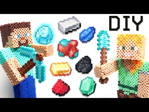 Minecraft Emerald Perler Beads