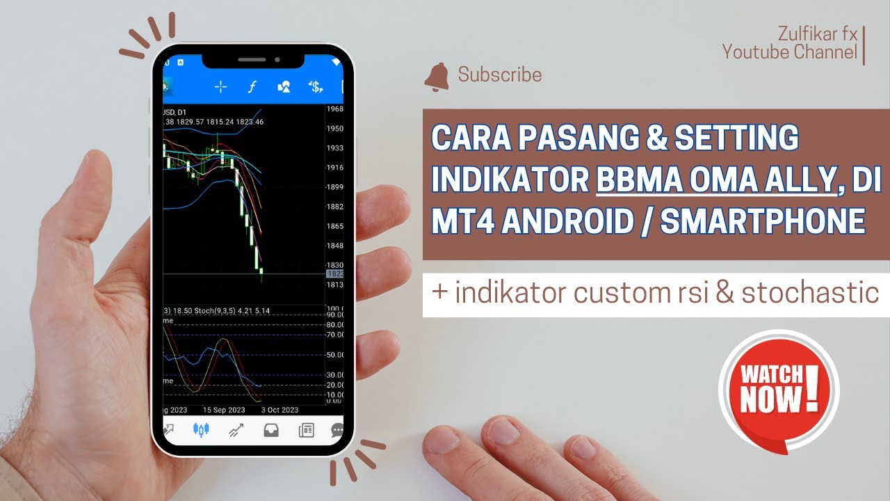 Cara Setting Indikator BBMA di MT4 Android / Smartphone - YouTube