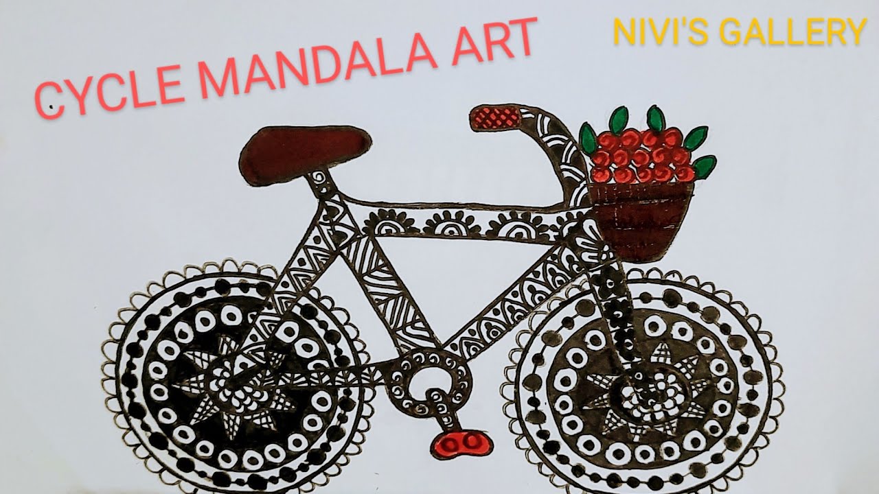 Cycle Mandala Art | Mandala designs | NIVI'S GALLERY #nivisgallery ...