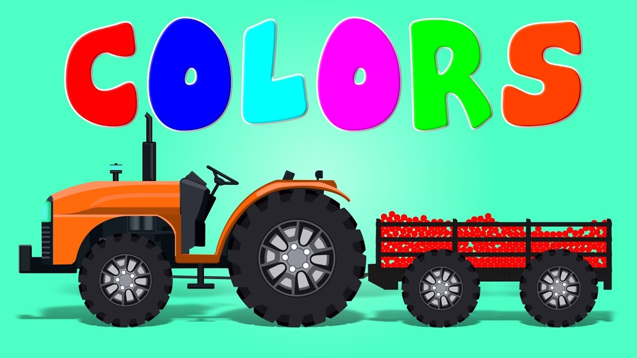 Tractor Colors | Kids Educational Video | Learn with Otto Cruz - YouTube