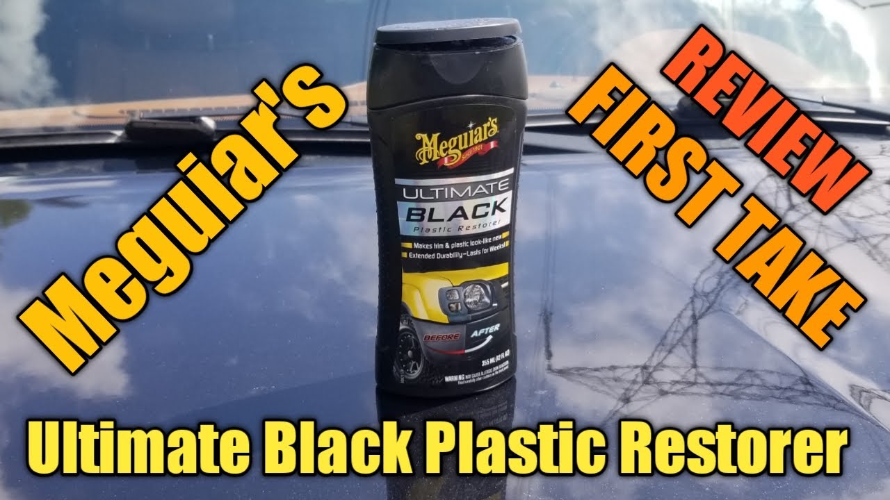 Meguiar's Ultimate Black Plastic Restorer #Meguiar's #review - YouTube