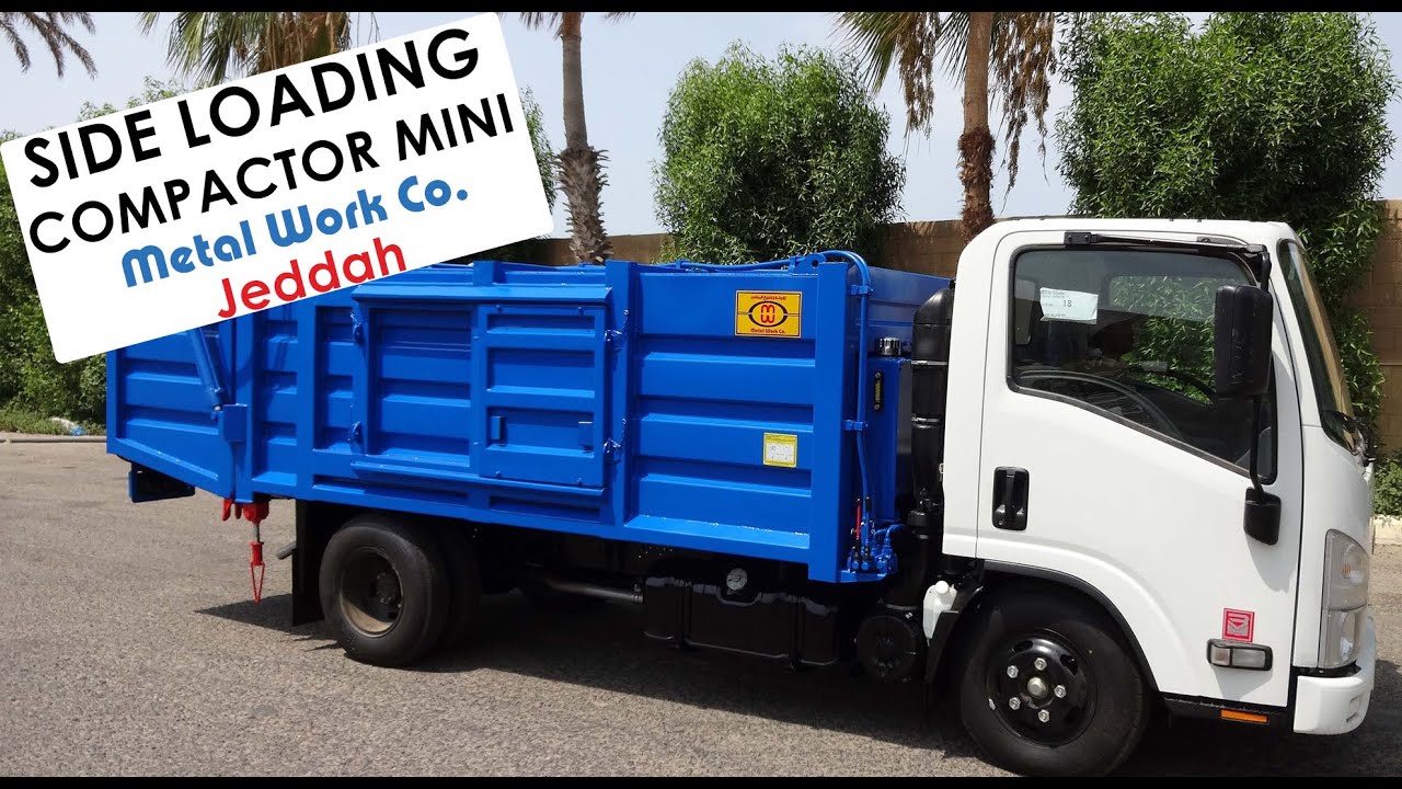 SIDE LOADING COMPACTOR 8 CUBIC METER - YouTube