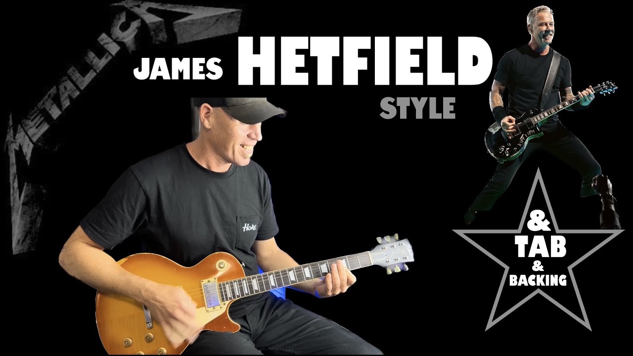 James Hetfield Metallica Style Jam - Guitar Techniques Issue 289 - YouTube