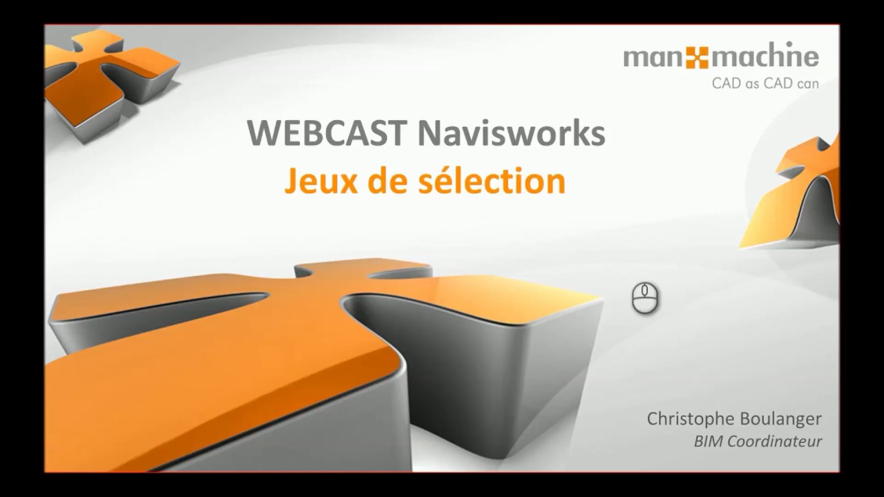 Navisworks - Tuto : Jeux de sélection par Man and Machine - YouTube
