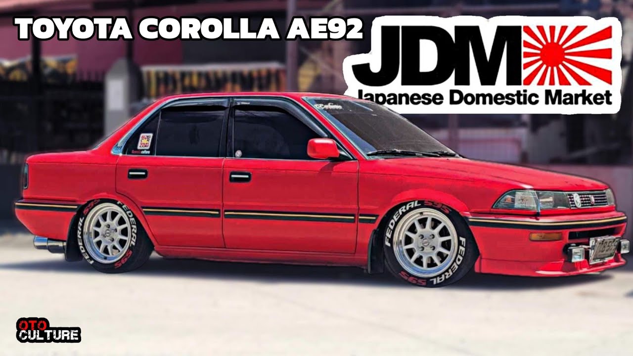 1992 Toyota Corolla AE92 Small Body "JDM" Inspired | OtoCulture - YouTube