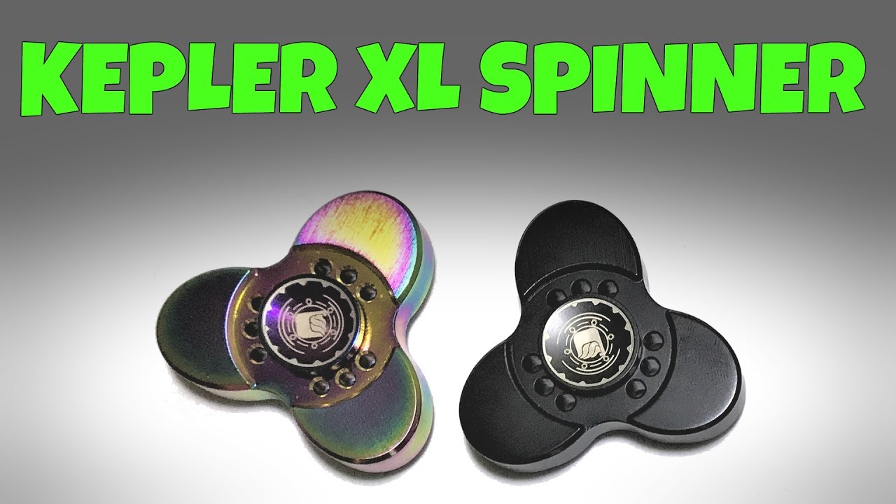 KEPLER XL SPINNER - SPINETIC SPINNERS - FIDGET TOY - YouTube