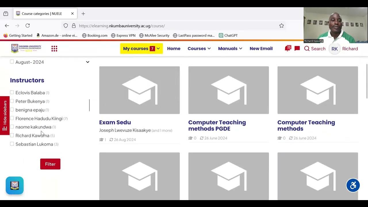 Nkumba_University_Elearning tutorial - YouTube