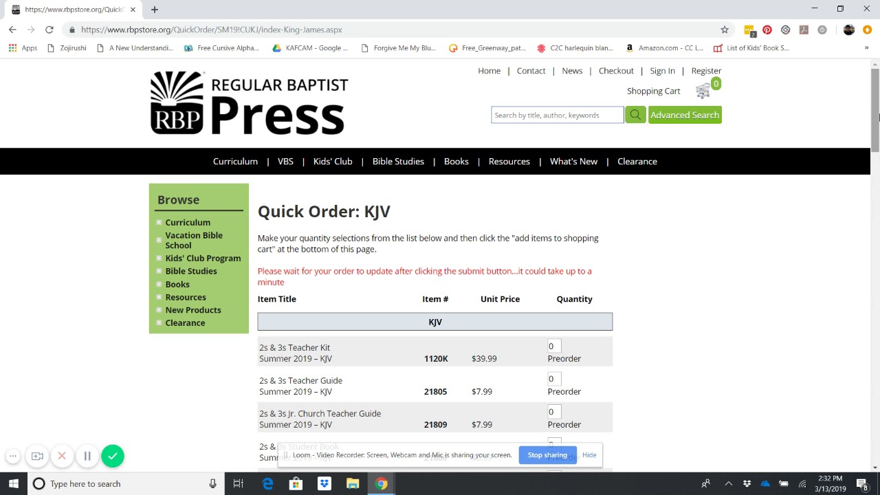 Using the Quick Order Forms - YouTube