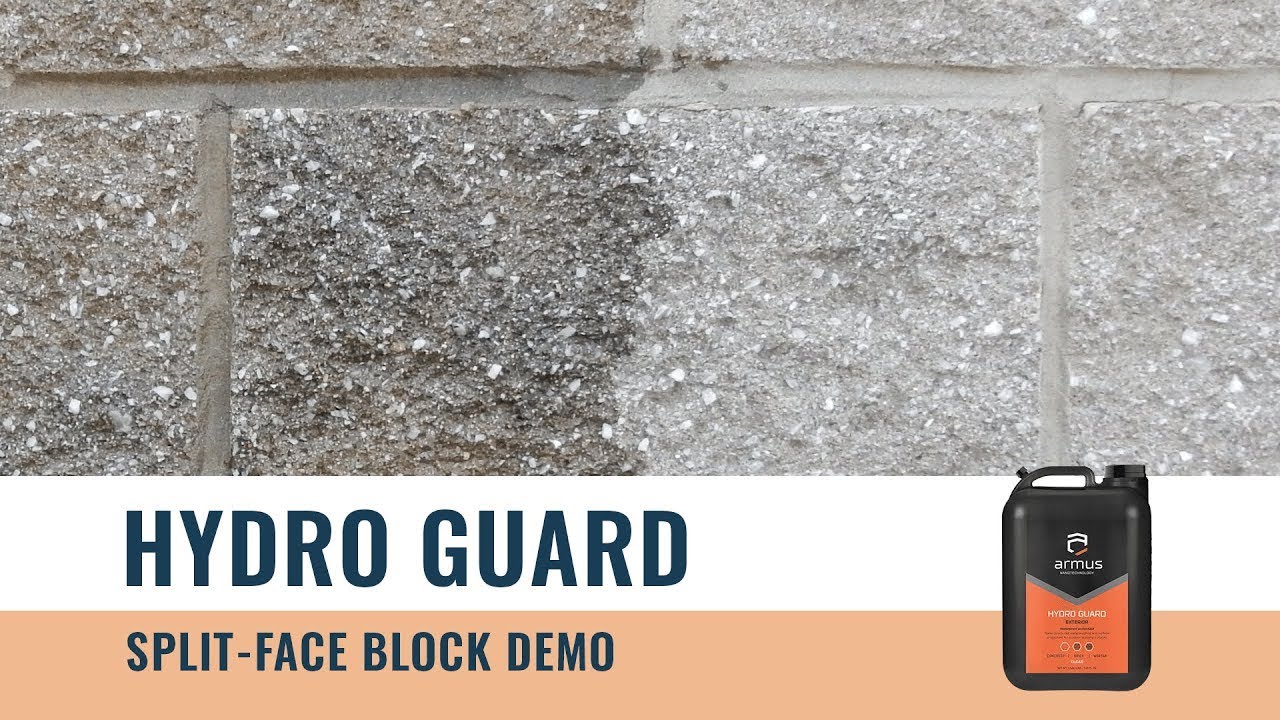 ARMUS Hydro Guard - Split Face Block Demo - YouTube