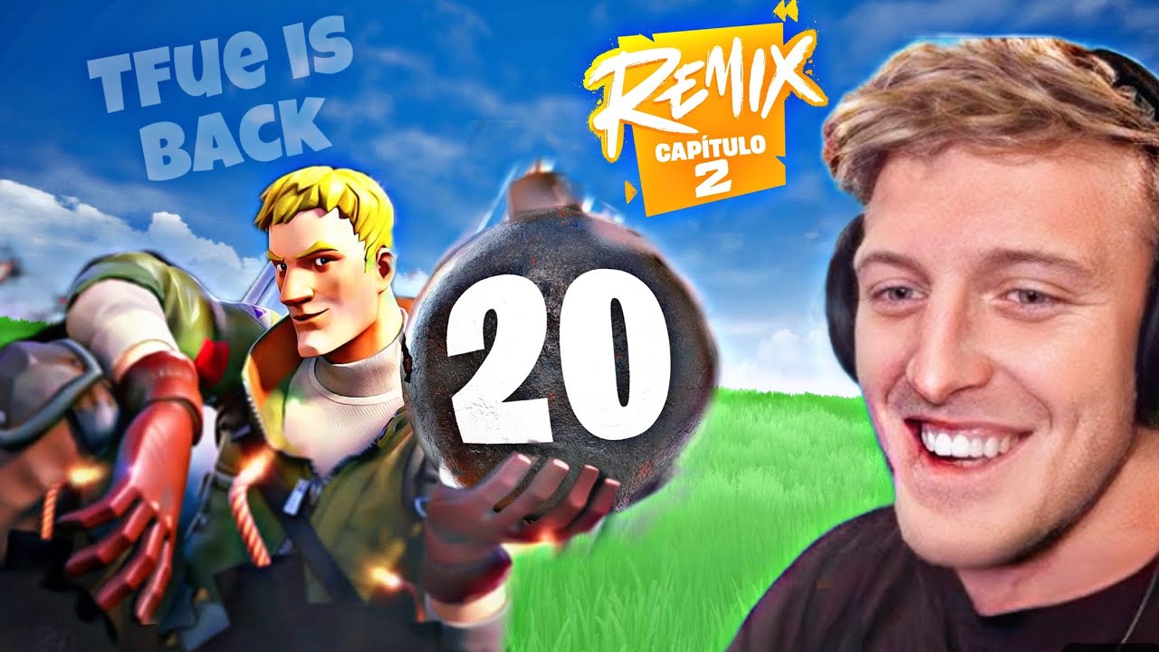Tfue is back to Fortnite and drops a 20 bomb bro is crazy - YouTube