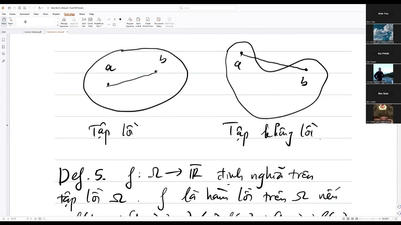 An introduction to convex analysis - Giới thiệu về giải tích lồi - YouTube