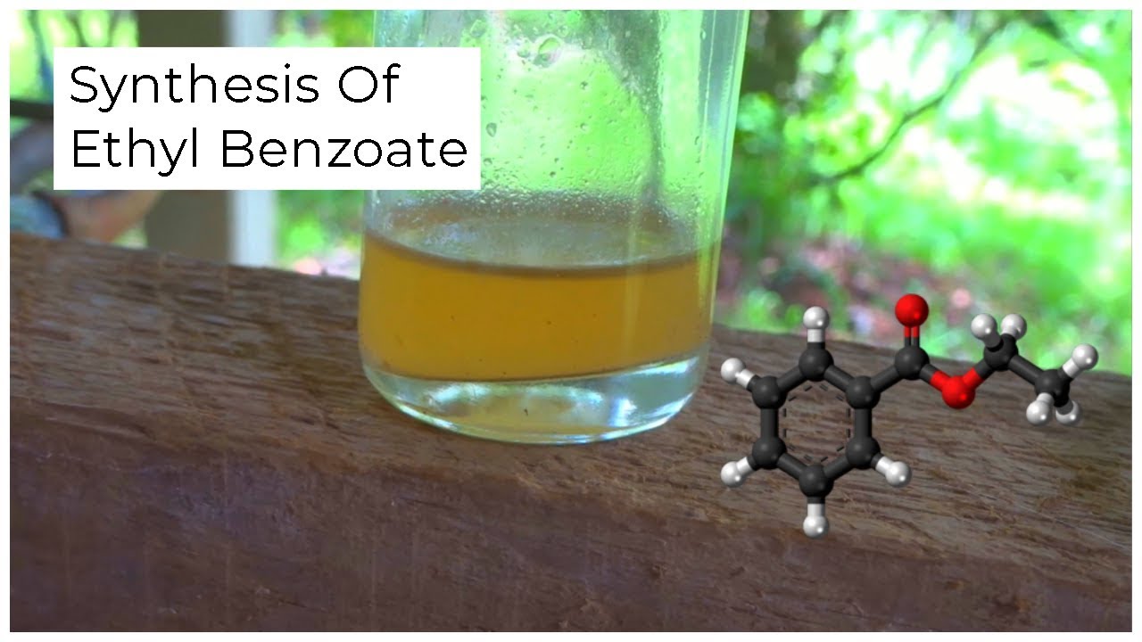 Synthesis Of Ethyl benzoate (sweet smelling ester) - YouTube
