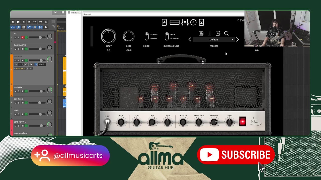 Allma Guitar Hub | Saiba como fazer suas pré produções - YouTube
