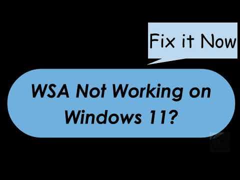 How to Fix WSA Not Working on Windows 11 - YouTube