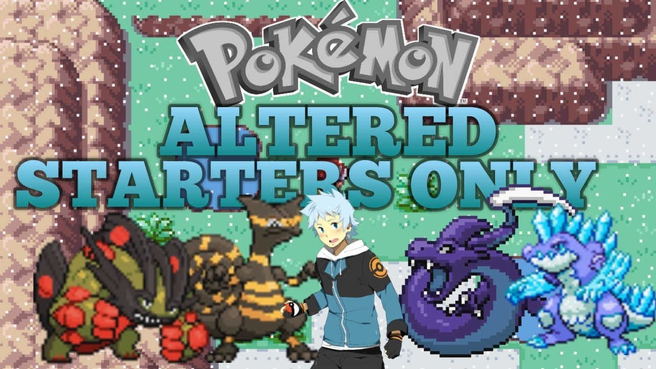 Can I Beat Pokemon Altered With Starter Pokemons Only??!! - YouTube