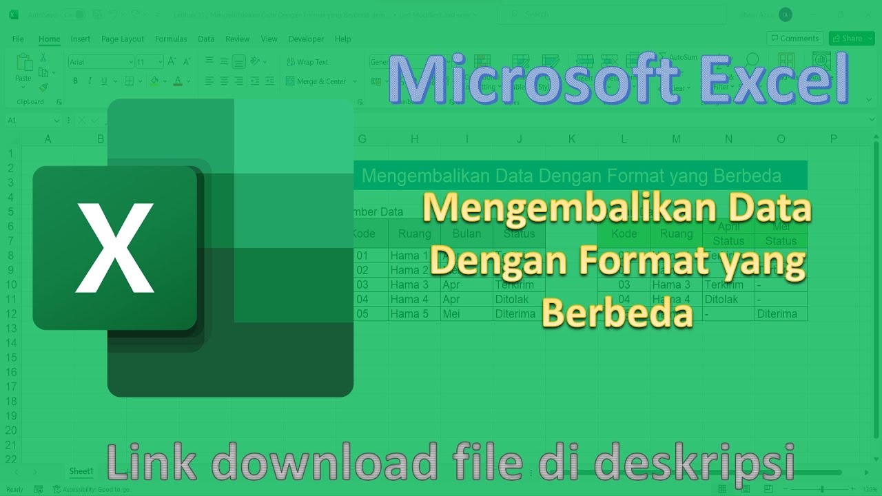 Mengembalikan Data Dengan Format yang Berbeda pada Microsoft Excel ...