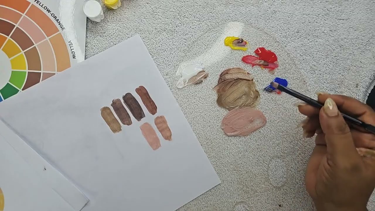colour wheel knowledge with foundation part 3 - YouTube