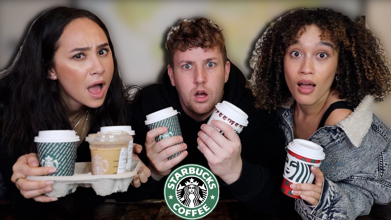 Trying Starbucks Christmas Drinks W/ Franny & Nezza! - YouTube