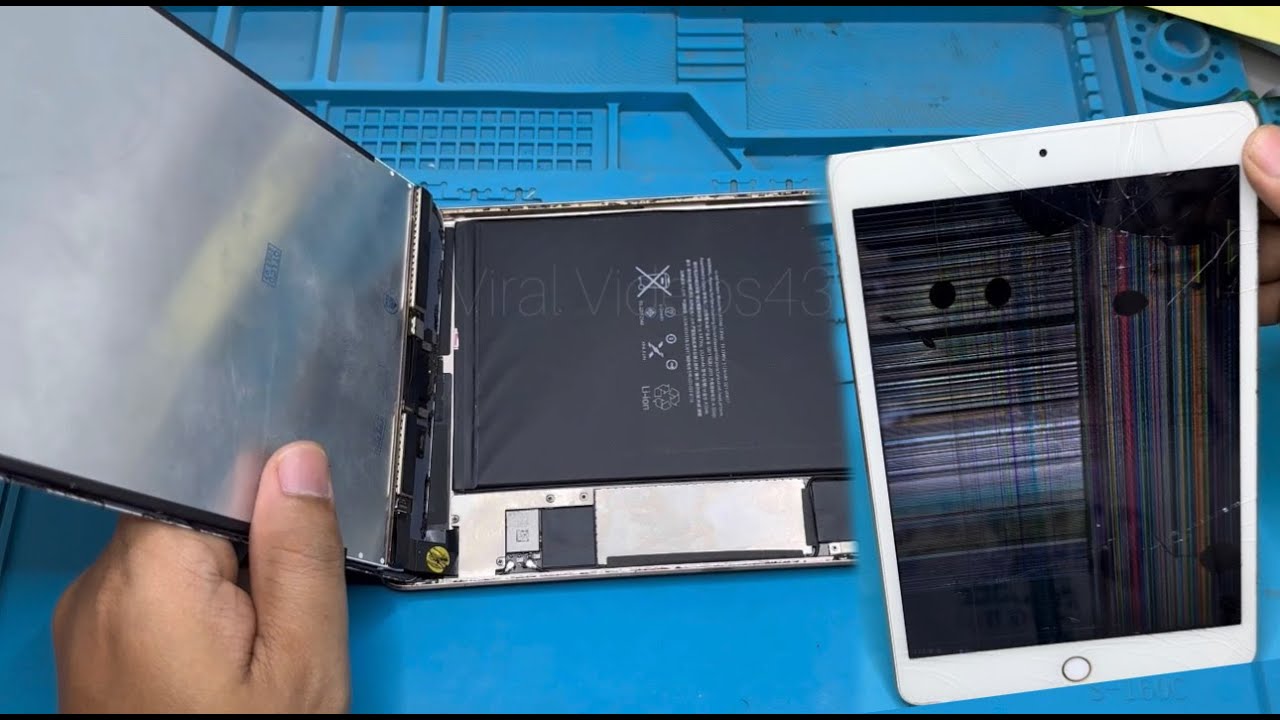 Teardown!😭 His wife Destroyed his ipad mini 4 lcd replacement - YouTube
