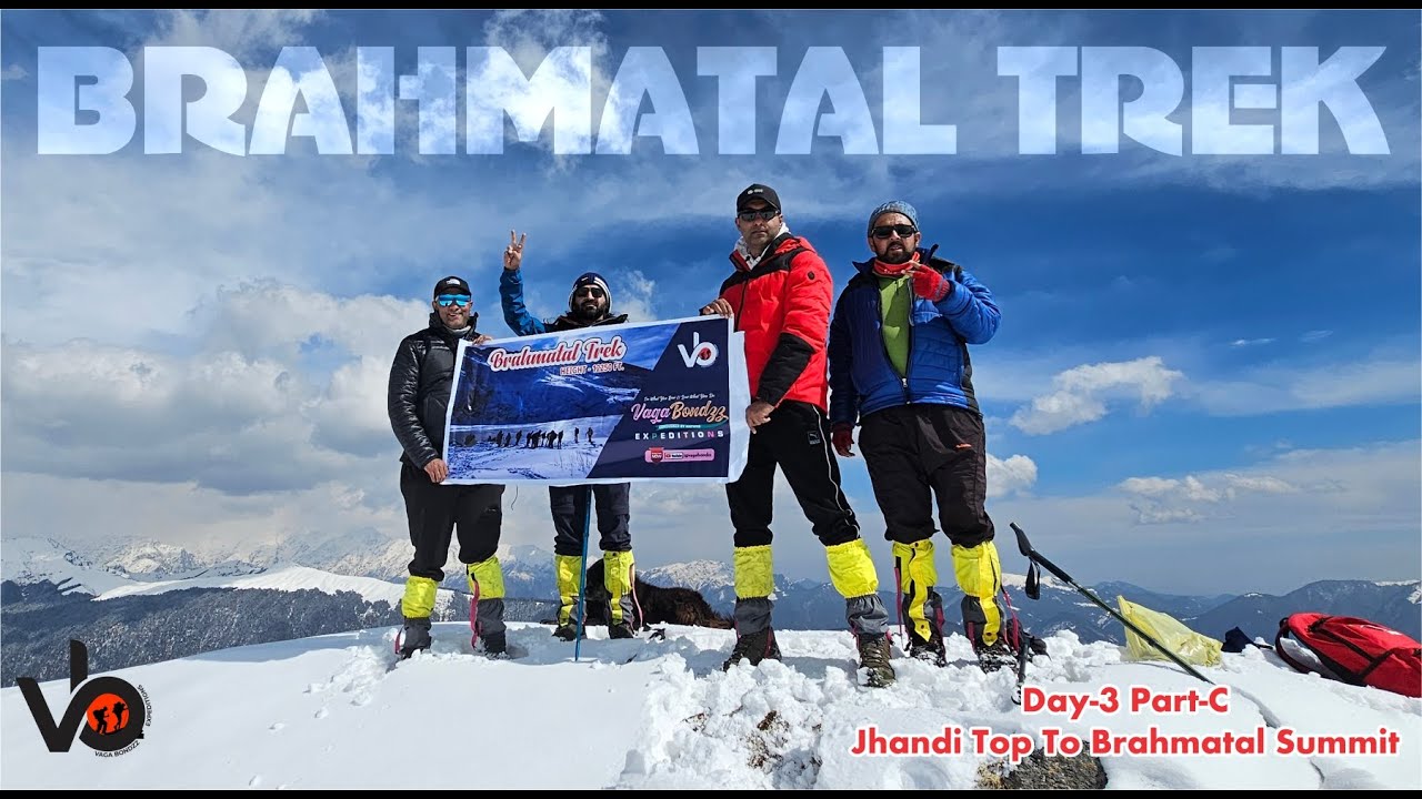BRAHAMTAL TREK | SUMMIT DAY | DAY- 3 PART - B | JHANDITOP TO BRAHAMATAL ...