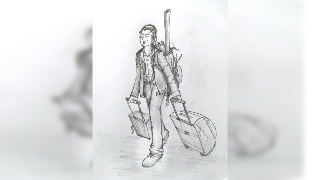 INKTOBER 52 2021 week26 TRAVEL - YouTube