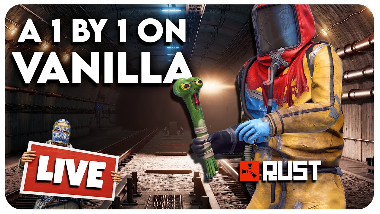 🔴RUST LIVE | We are Living in a 1 by 1! | Rust PC Gameplay - YouTube