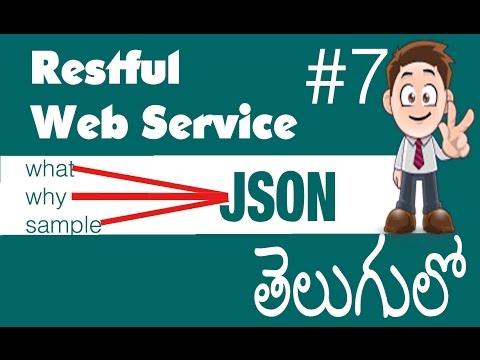 Restful Web Services Tutorial In Telugu (తెలుగులో ) #7 |JSON| Realtime ...