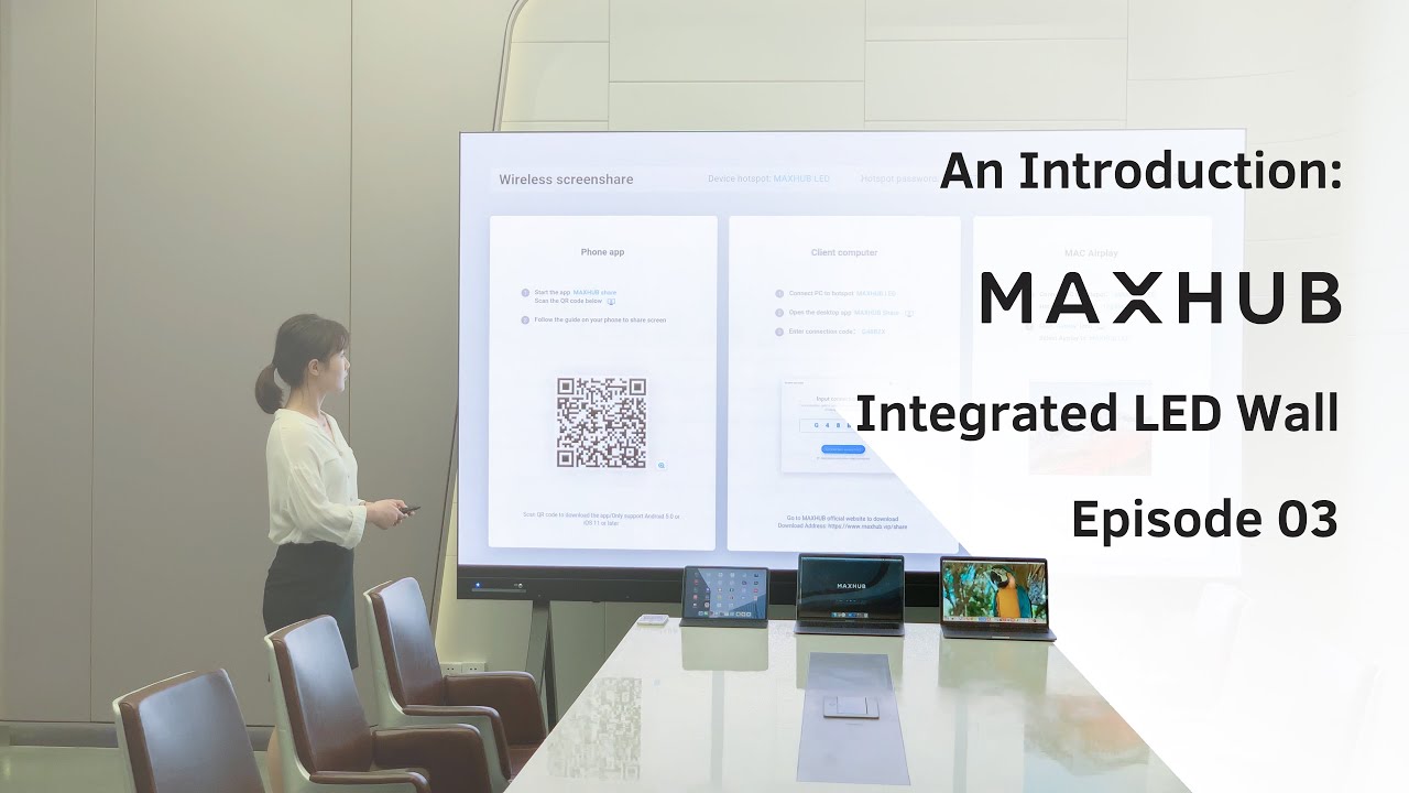 MAXHUB Integrated LED Wall Introduction: Episode 3 - YouTube