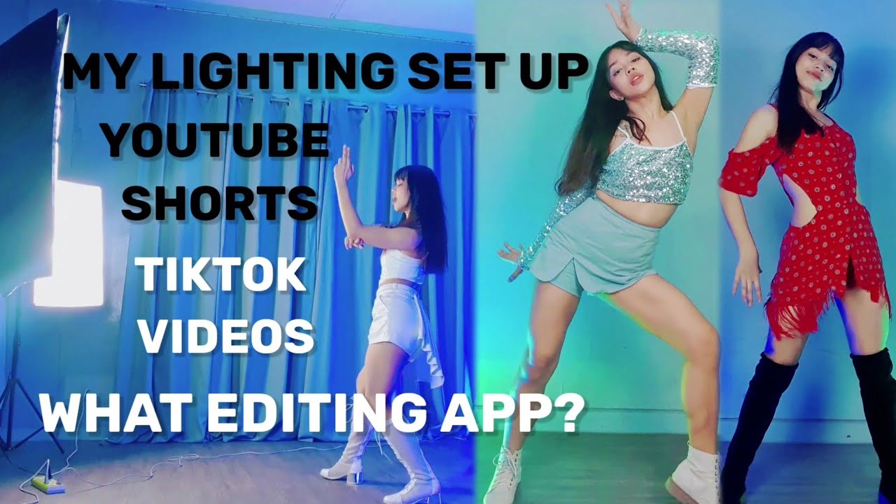 LIGHTING SET UP FOR MY TIKTOK VIDEOS & YOUTUBE SHORTS AND HOW I EDIT ...