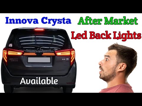 innova crysta modified tail lights #innovacrysta #modifiedcars # ...