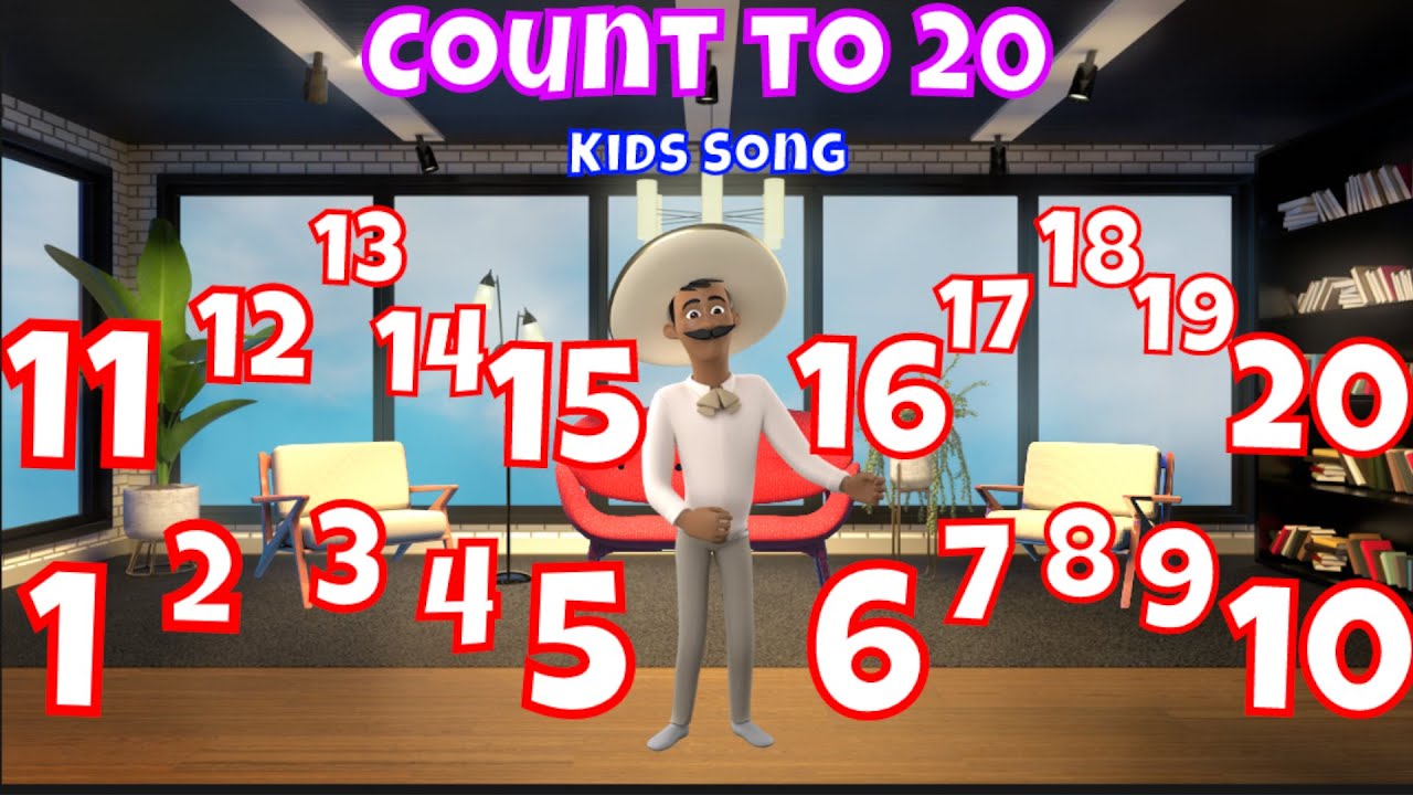 Count to 20 and Dance Along! 💃🕺 | Fun Workout with Animated Numbers for ...