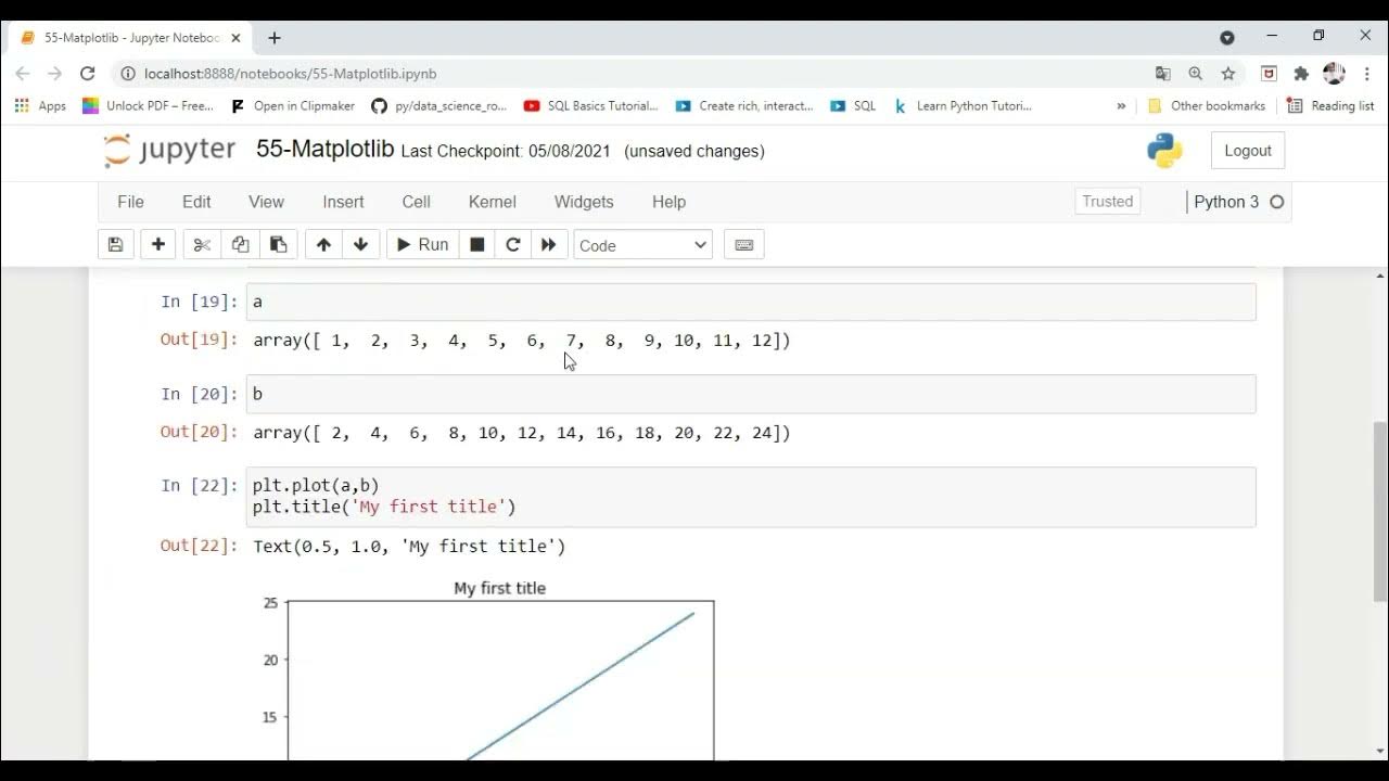 60--Matplotlib - YouTube