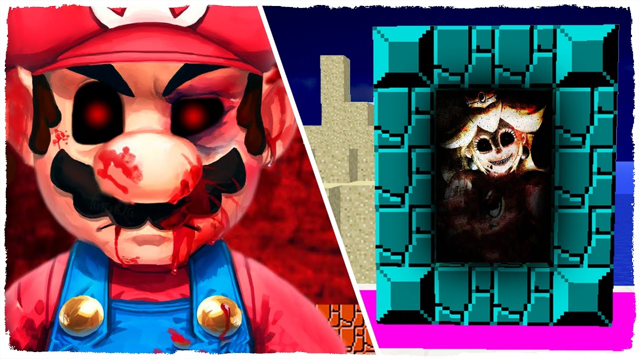 🤘 COMO HACER UN PORTAL A LA DIMENSIÓN MARIO.EXE - MINECRAFT CREEPYPASTA ...