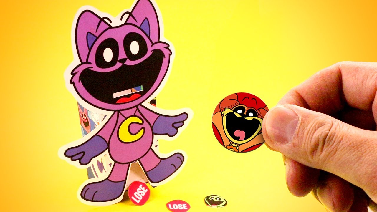 Smiling Critters DIY Paper Craft 🤩 CatNap Fun Coin Game | Poppy ...