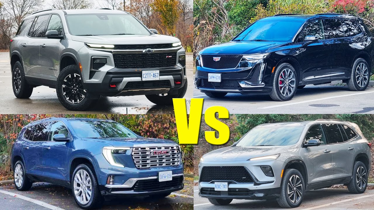 Comparing Traverse Vs Acadia Vs Enclave Vs XT6 - YouTube