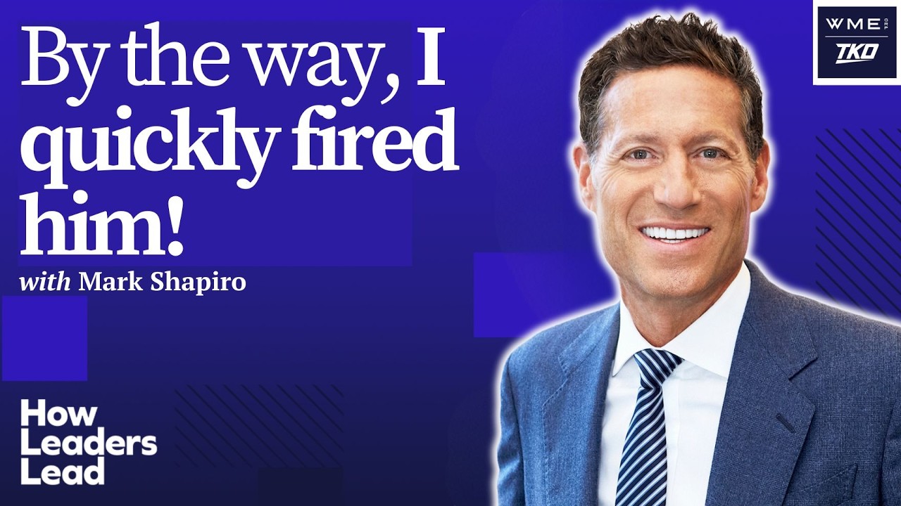 TKO's Mark Shapiro on Hiring & Firing Rush Limbaugh at ESPN | Leader ...