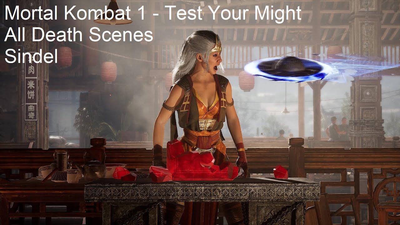 Mortal Kombat 1 - Sindel - Test Your Might - All Failures / Fatalities ...