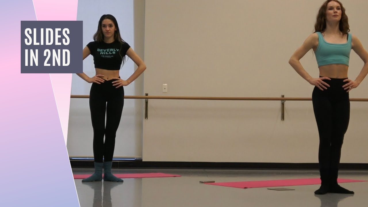 Slides in 2nd // Inner thigh strengthening - beginner - YouTube