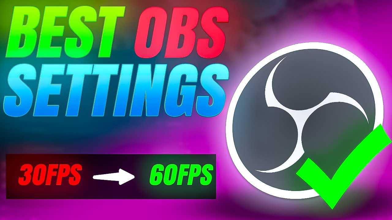 NEW OBS Settings (2025) – for ZERO Input Delay & Clean Quality - YouTube