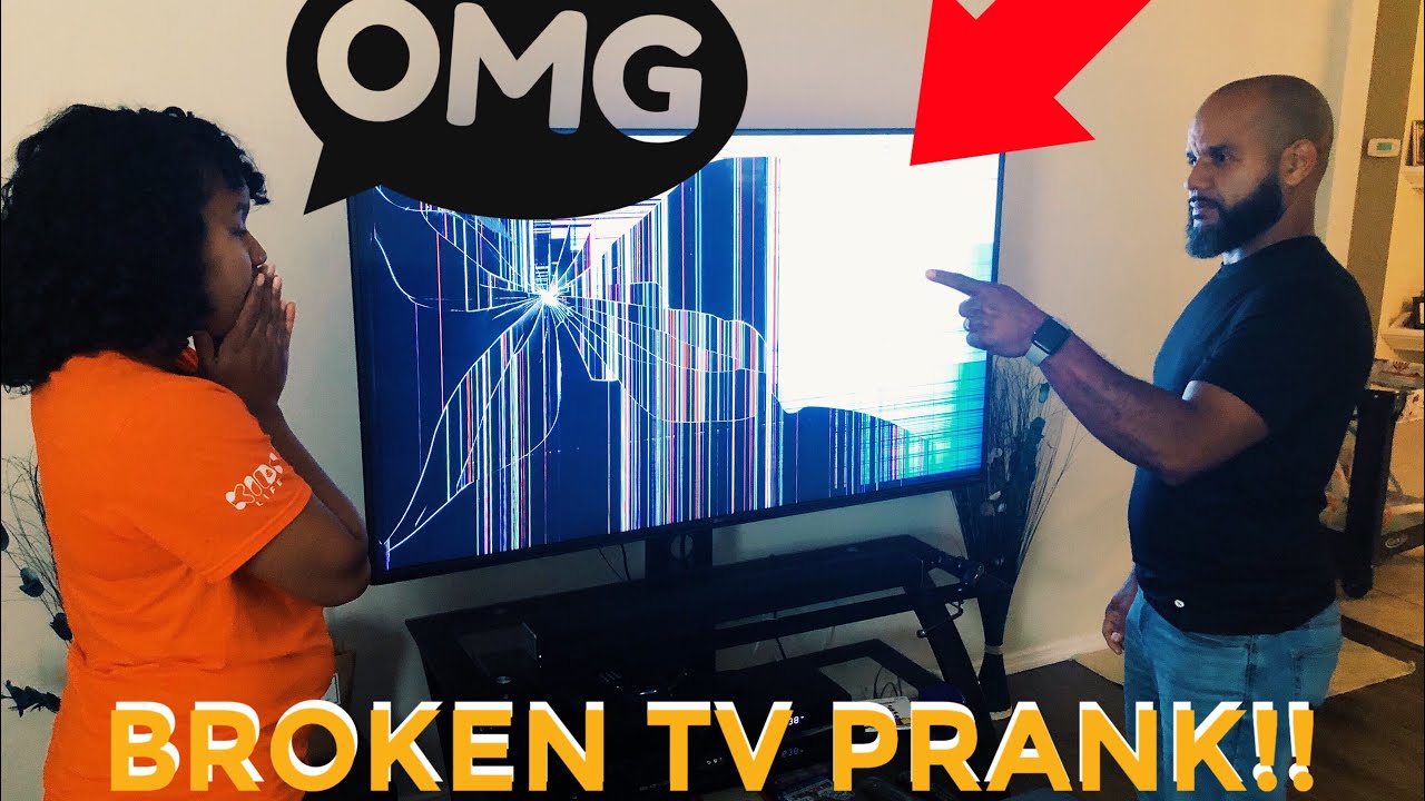 BROKEN TV PRANK ON OUR DAD *** HILARIOUS *** MUST WATCH - YouTube