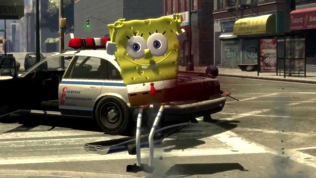 spongebob gta 4 - YouTube