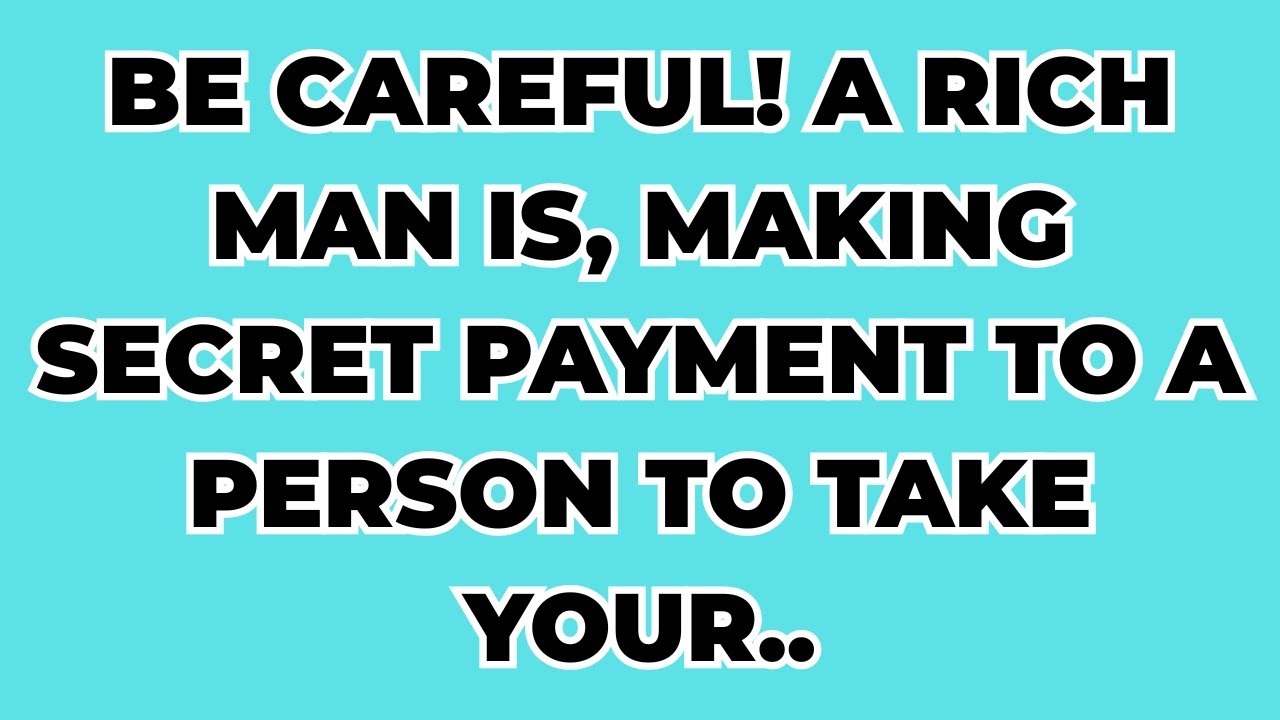📜BE CAREFUL! A RICH MAN IS MAKING SECRET PAYMENT TO A PERSON TO TAKE ...