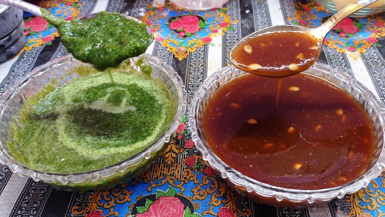 Imli ki khatti metti chutney Aur Hari chutney recipe | Andhra style ...