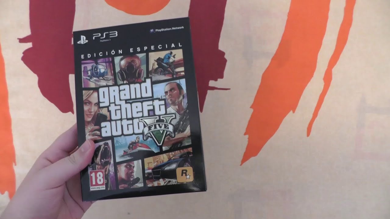 GTA V: Unboxing Edición Especial PS3 - YouTube