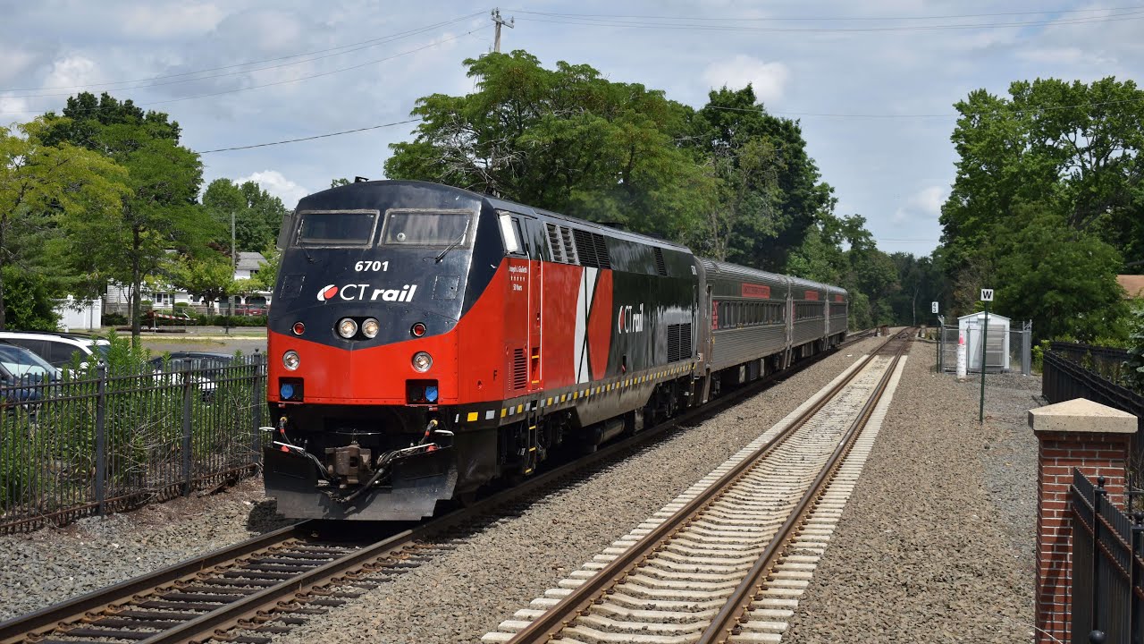 Amtrak, CT rail, and the Connecticut Southern at Windsor 7/14/22 - YouTube