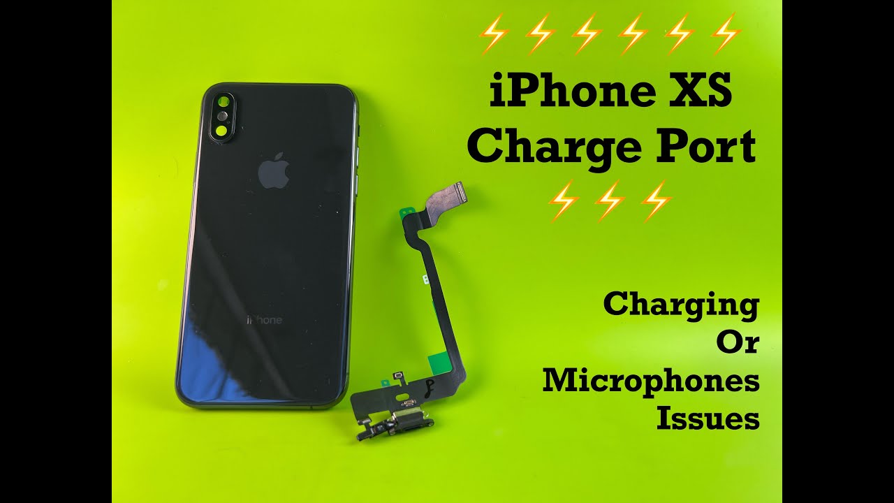 How to replace iPhone XS charging port - walkthrough - YouTube